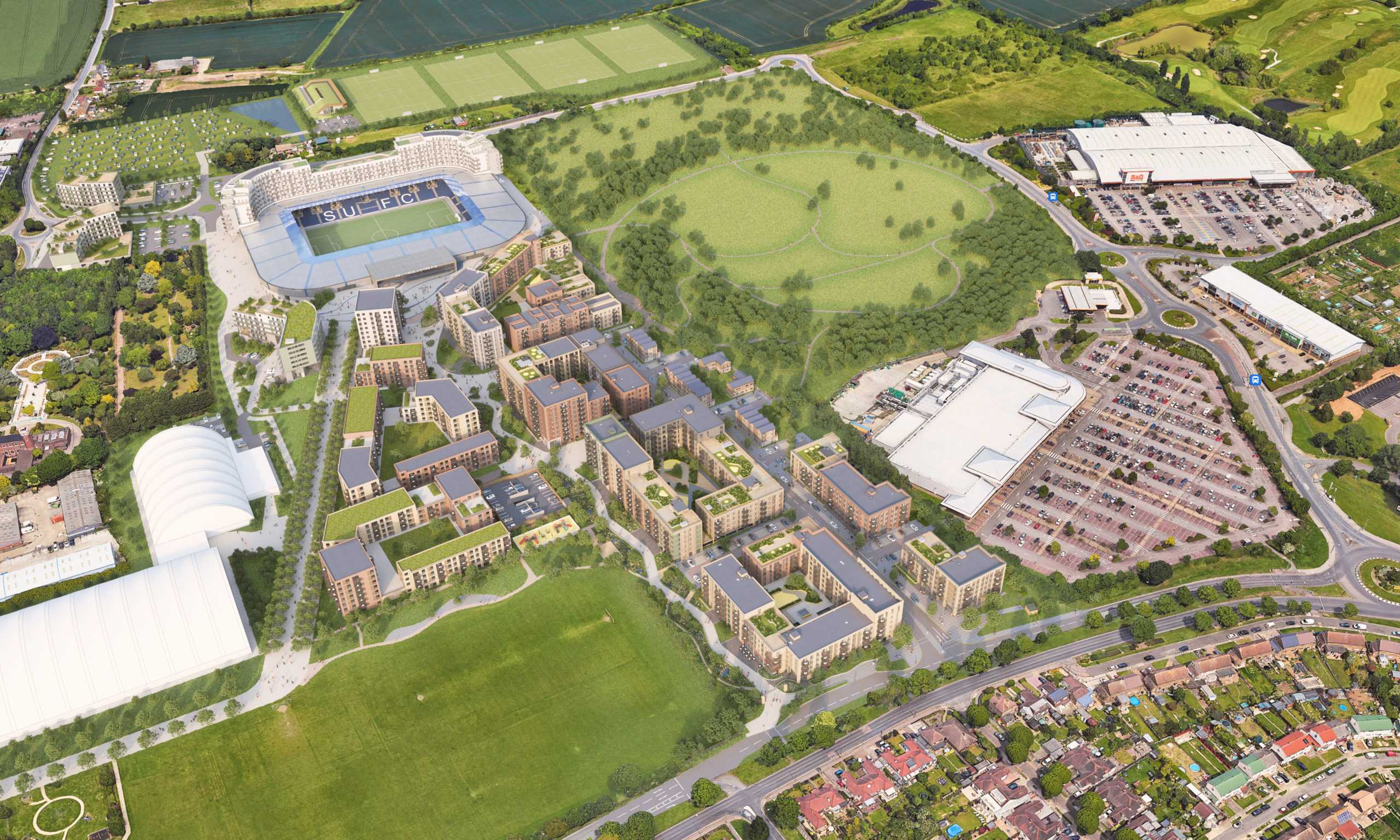 Fossetts Farm, Southend, Southend, UK - Corstorphine & Wright