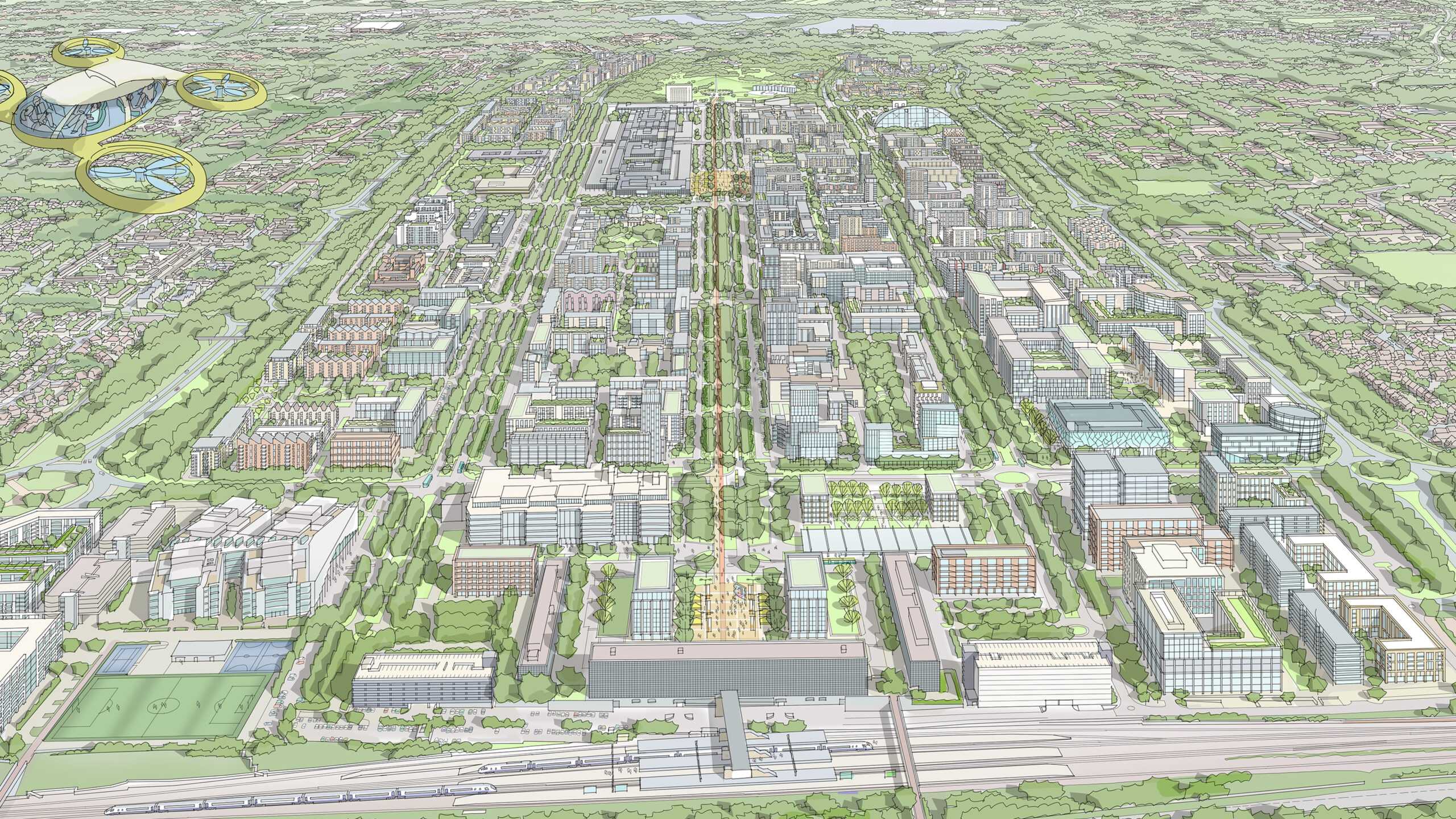 Central Milton Keynes Masterplan Framework & Growth Study, Milton ...