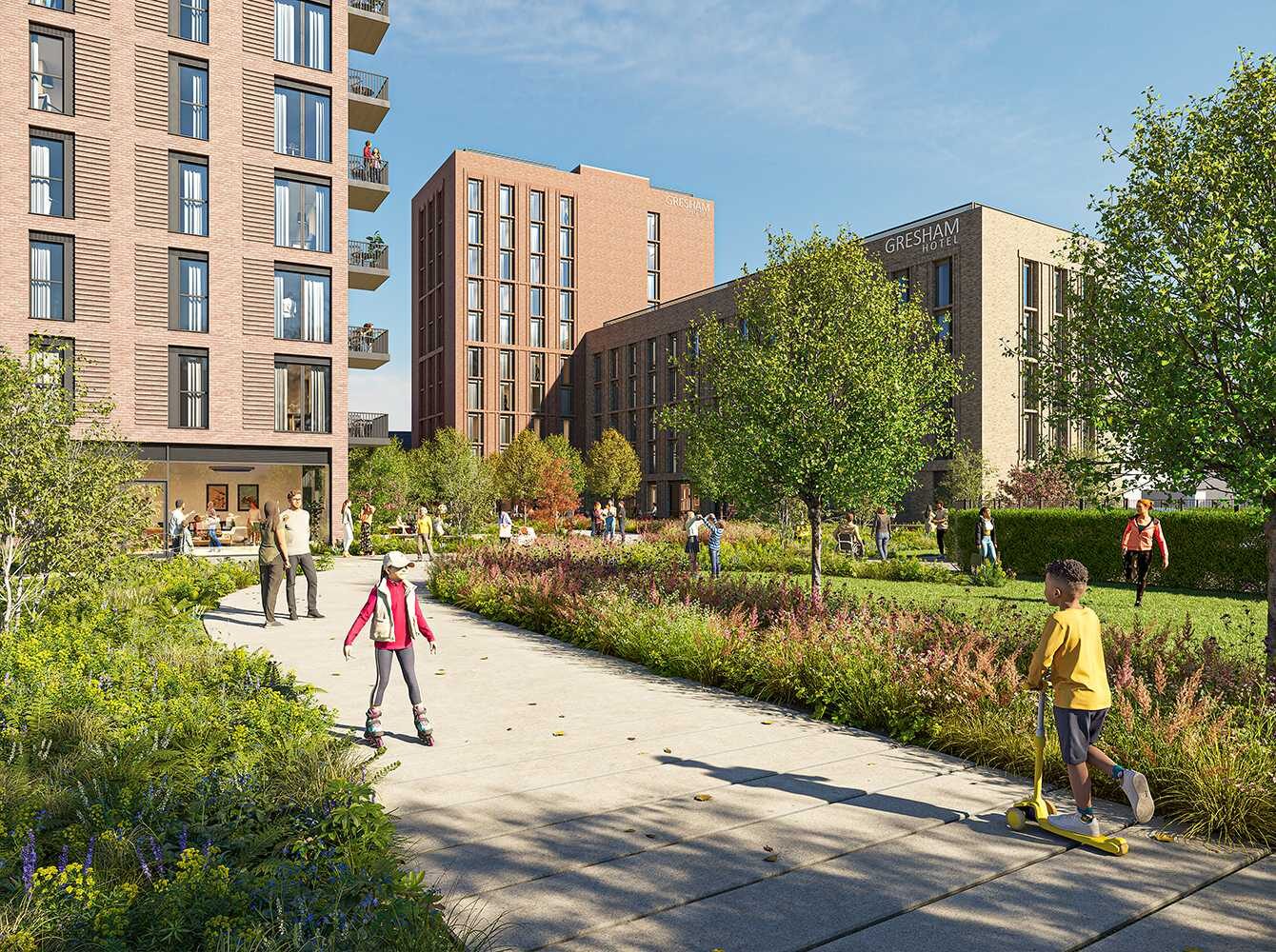 Middlesbrough Gresham Redevelopment, Middlesbrough, UK - Corstorphine ...