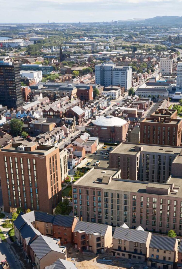 Middlesbrough Gresham Redevelopment, Middlesbrough, UK - Corstorphine ...